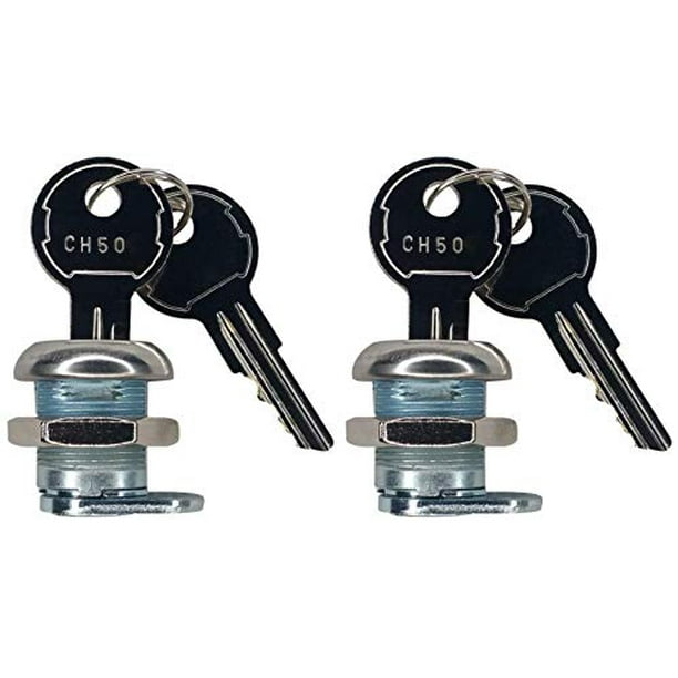 JQuad (2 Pack Keyed Alike) Truck Tool Box Locks with Keys - Replacement ...