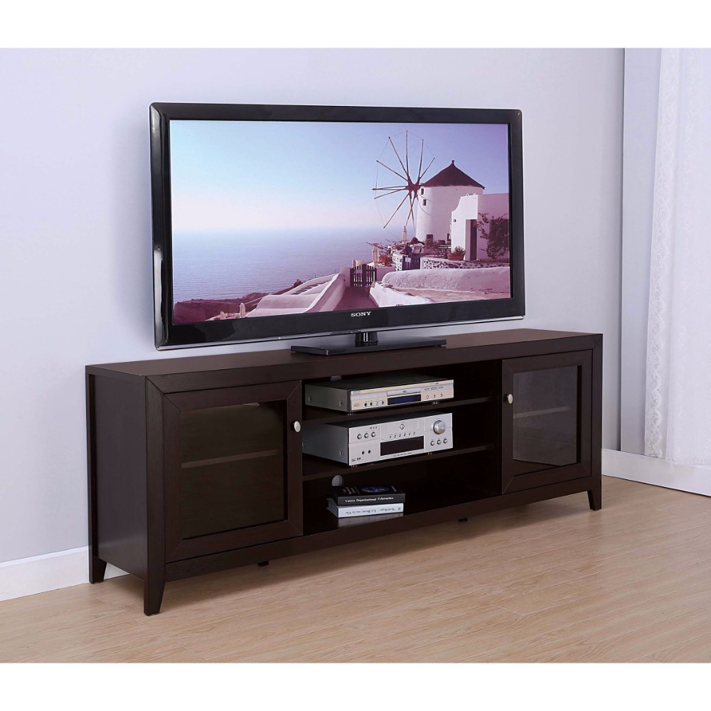 Contemporary Style TV Stand With 2 storage cabinet. - Walmart.com