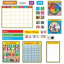 Carson-Dellosa Judy Clock Bulletin Board Set, Assorted, 1 Set (Quantity ...
