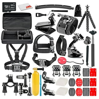 onn. Action Camera Accessory Kit for Most GoPro Hero Models, 22 Pieces ...