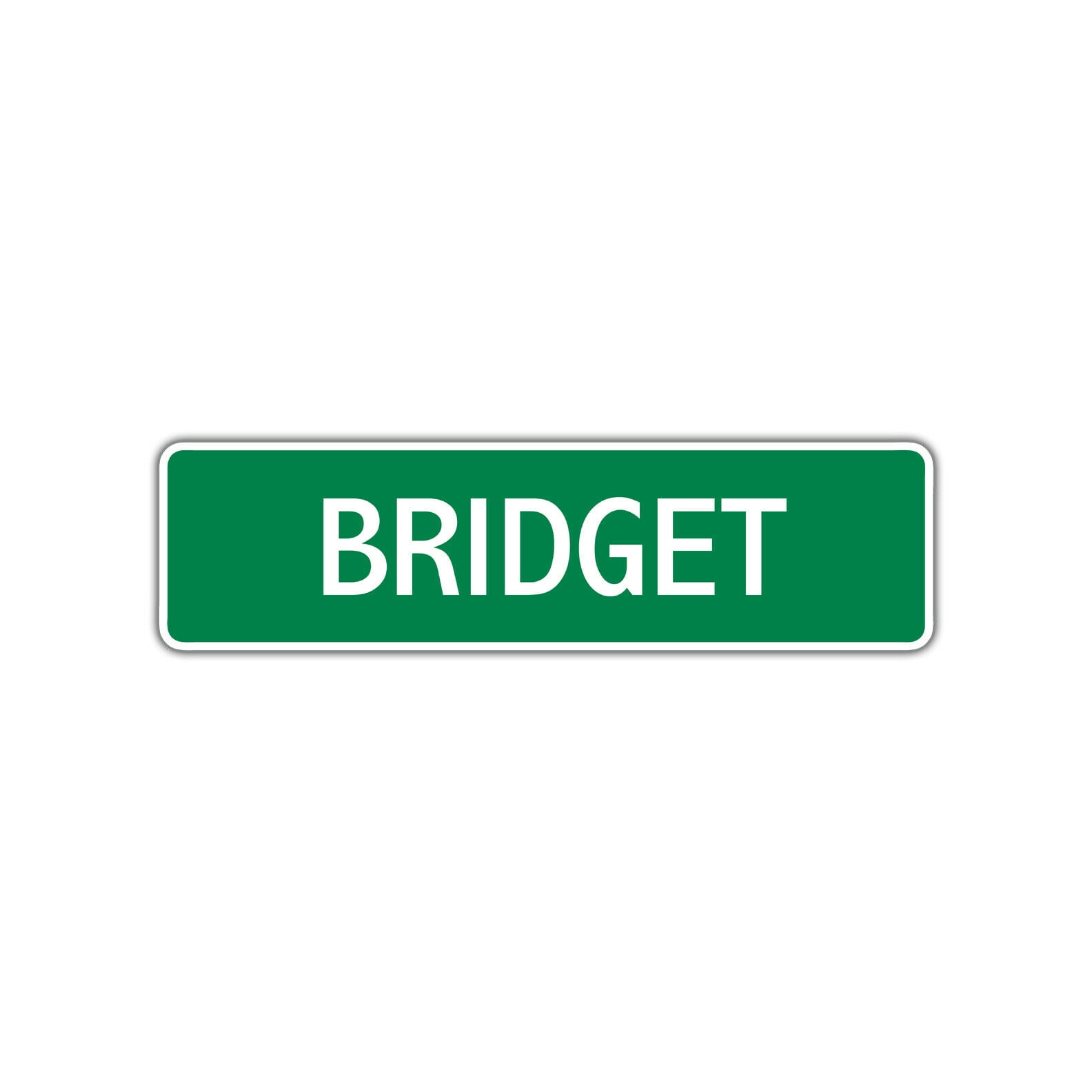 Bridget Girls Children Indoor Outdoor Unique Name Letter Printed Label ...
