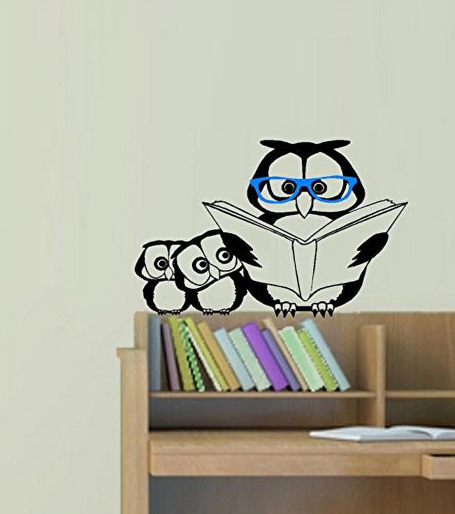 Decal ~ Reading OWLS ~ Wall or Window Decal (13" x 20") - Walmart.com