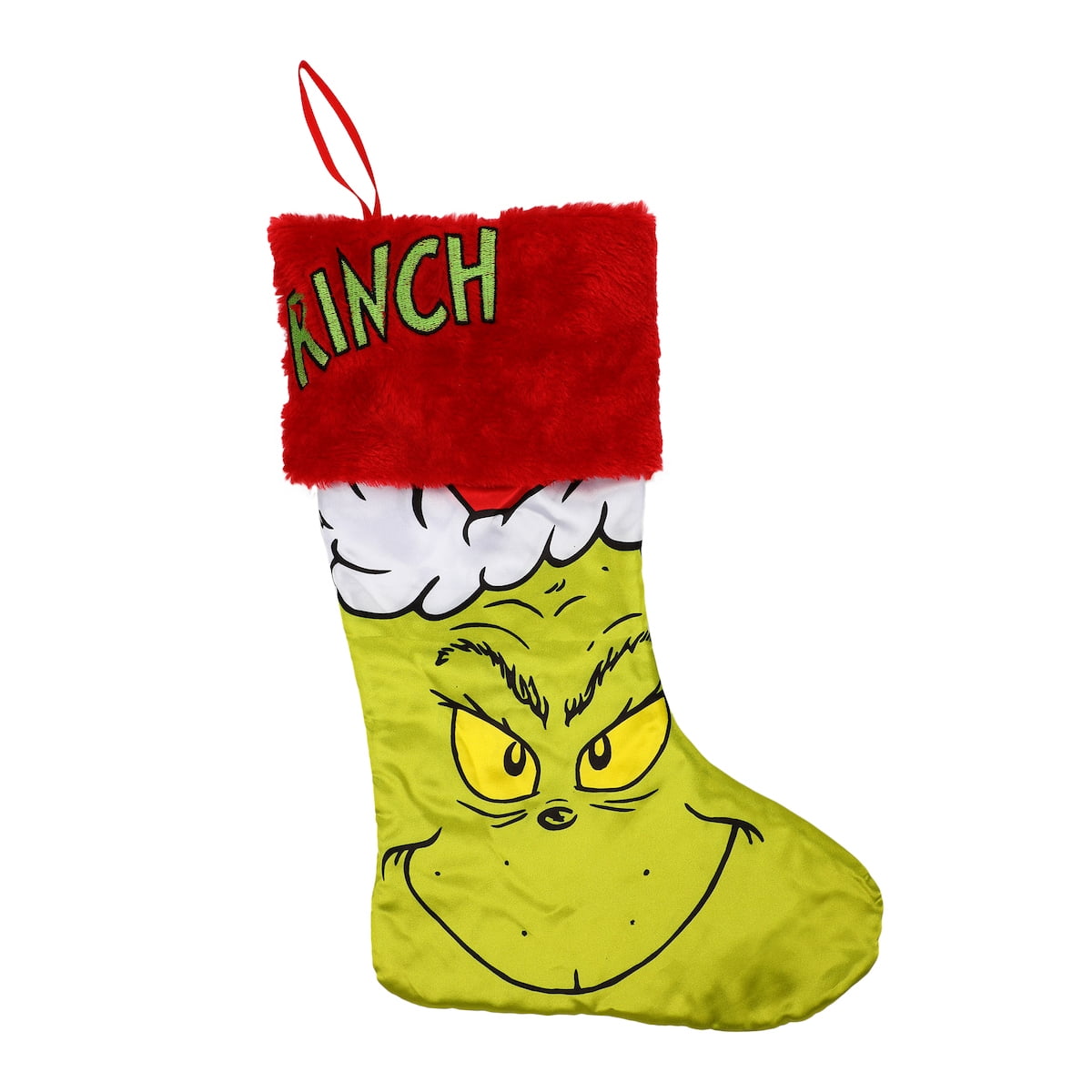 Click here for Bioworld The Grinch Big Face Holiday Stocking prices