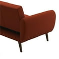 Novogratz Brittany Futon, Persimmon Linen - Walmart.com