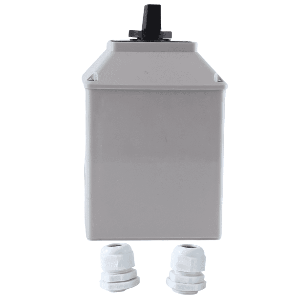 Changeover Switch 3 Position Selector Switch Box 12 Terminals 63A 690V ...