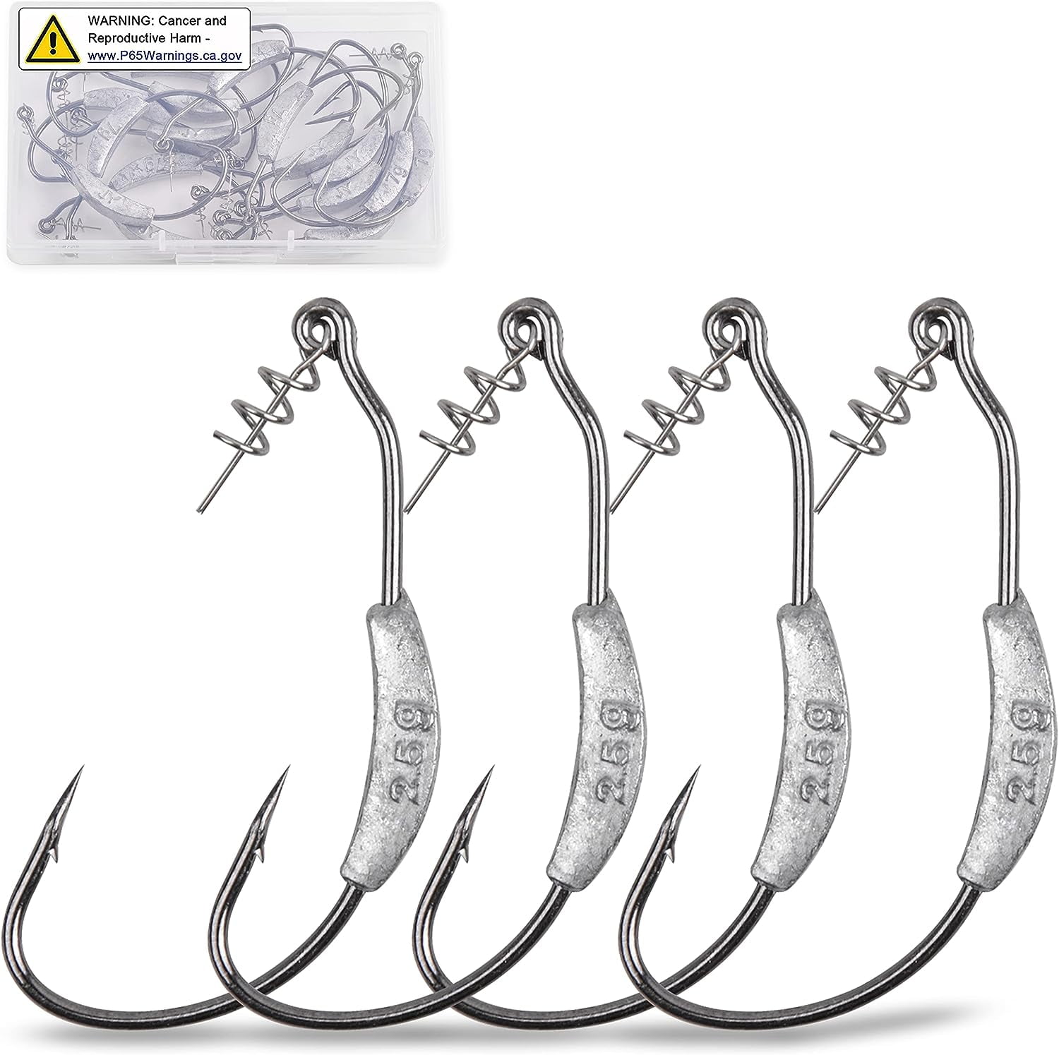 Fishing Weighted Hooks Swimbait Jig Hook with Twistlock Centering Pin ...