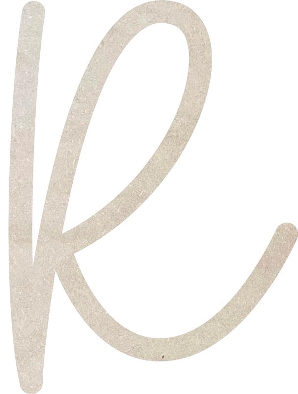 Wood MDF Letters A-Z, Blank DIY 10'' Baleno Font R, DIY Paintable Craft ...