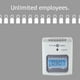 Pyramid Time Systems Small Business 2500 Time Clock Bundle, Unlimited ...