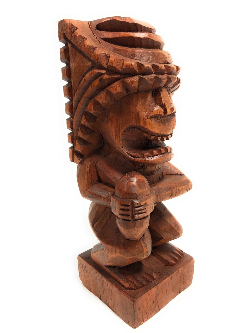 Tiki Flag Football Trophy 8" - Kane Hand Carved Sporting Event | # ...