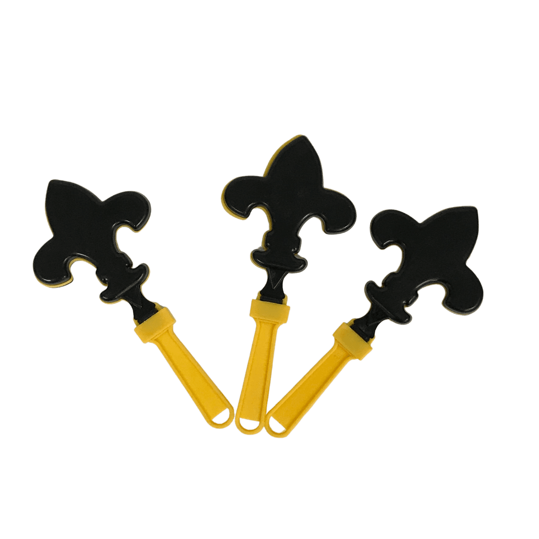 Fleur de Lis Hand Clacker 7" (Dozen) - Walmart.com