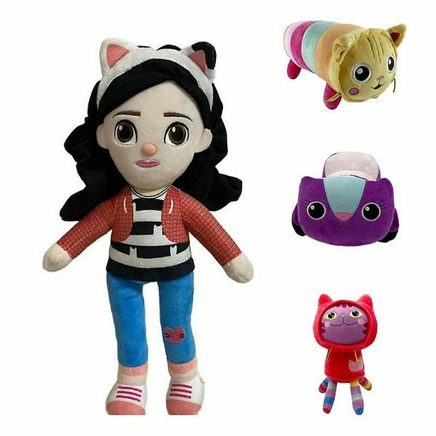 Gabby's Dollhouse Plush Toy Stuffed Pillow Cat Carlita Plushie Doll ...