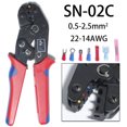 mini hand Crimping Tool 0.25-2.5mm² Crimper pliers Cable Lugs ...
