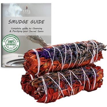3 Pack Mixed White Sage and Blue Sage Smudge Sticks | Grown in ...
