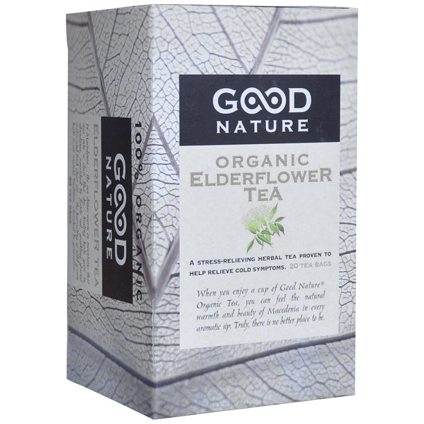 Good Nature: Organic Elderflower Tea, 30 Gm Pack Of 6 - Walmart.com