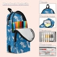 ALAZA Cute Dolphins Jumping Pencil Case Pen Pouch Stationery Organizer ...