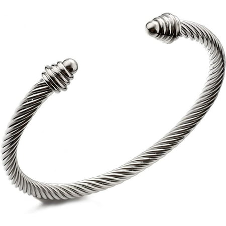 Twisted Cable Wire Bracelet Designers Inspired Cuff Bracelets with ...