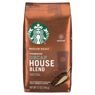 Starbucks House Blend, Ground Coffee, Medium Roast, 12 oz - Walmart.com