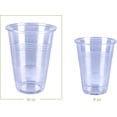 2026 Best 16oz BPA-Free Clear Disposable Plastic Cups 100 Count Sturdy ...