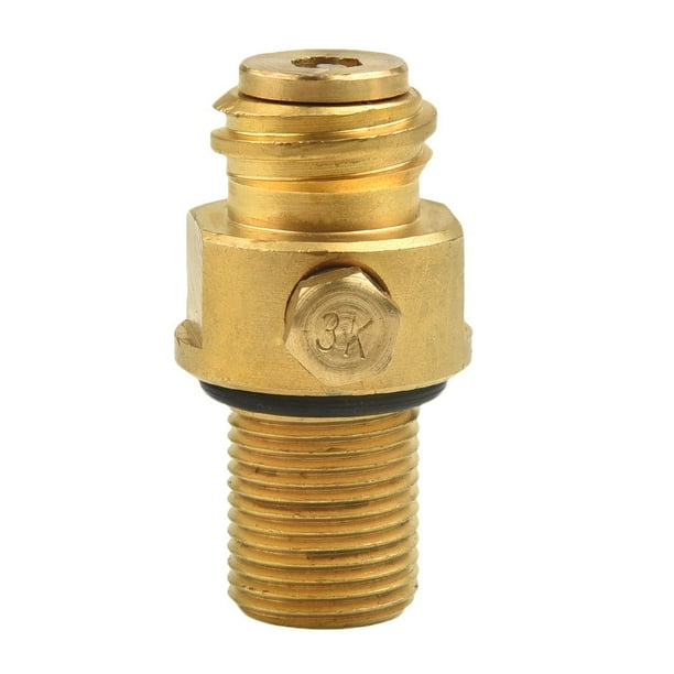 Allume M18*1.5 Thread Replacement Valve CO2 Tank Brass Pin Valve for ...