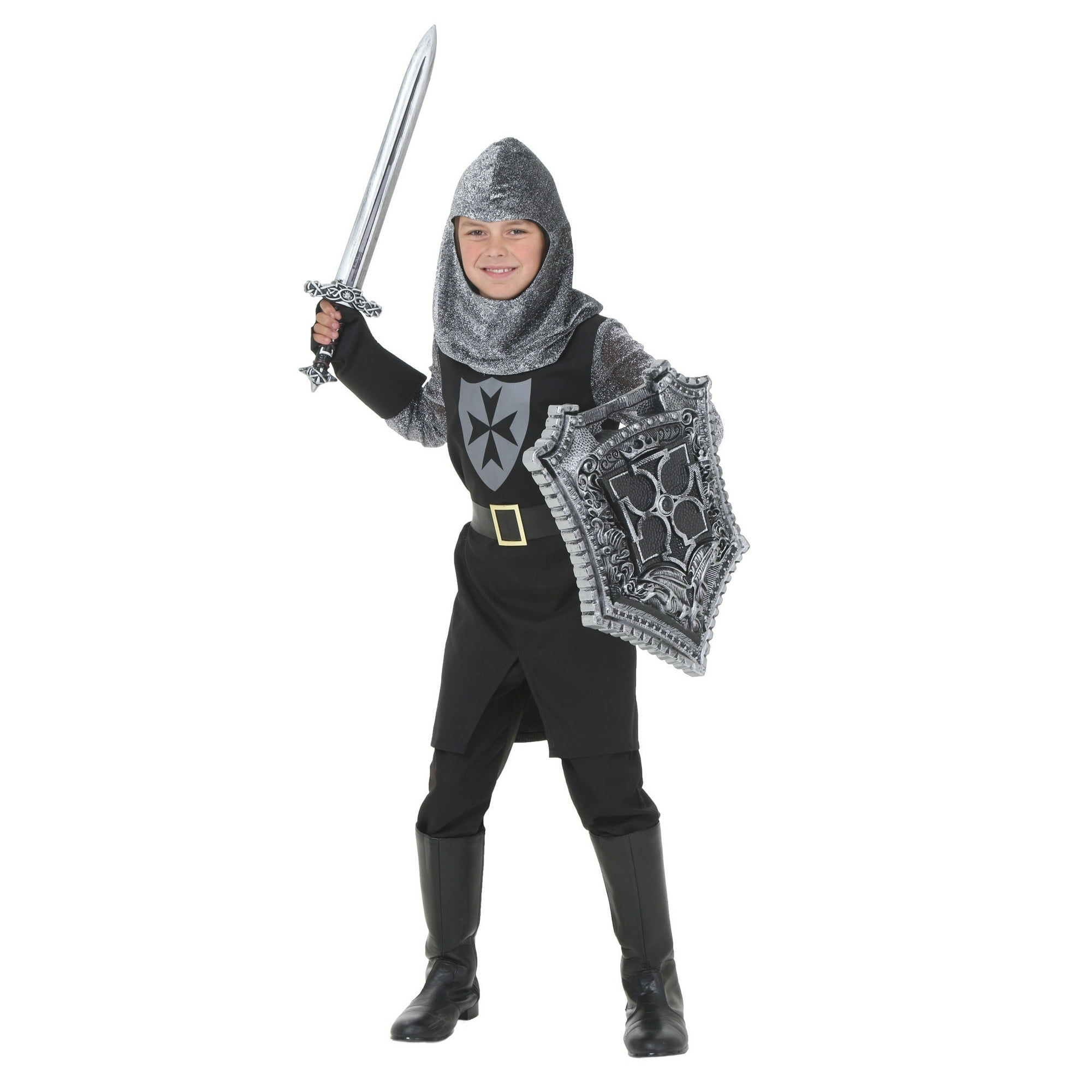 Click here for Fun Costumes Child Black Knight Costume S prices