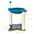 "Petfamily Multifunctional Cat Scratcher with Hammock and Ball Track ...