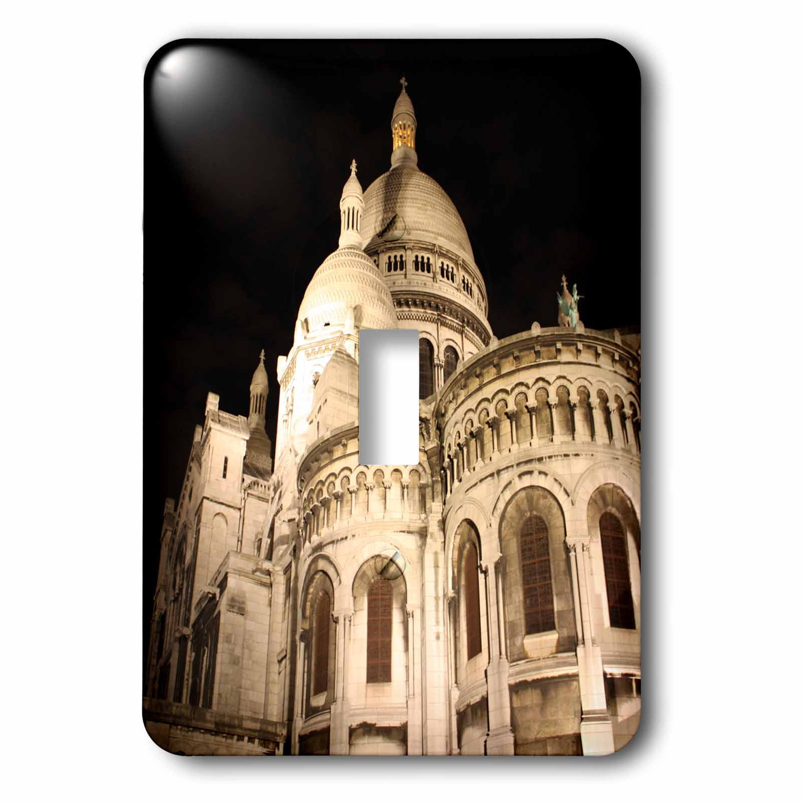 Sacre Coeur at Night, Paris, France single toggle switch lsp-100283-1 ...