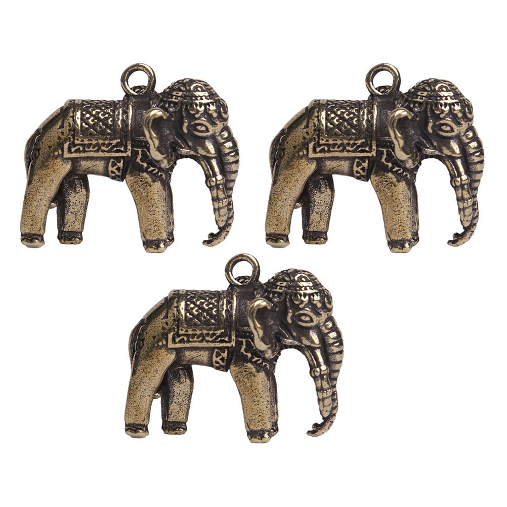 Click here for Operageca 3pcs Decorative Elephant Pendants Brass... prices