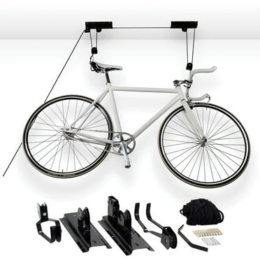 Bike Hoists – Overhead Pulley System with 100 lb Capacity for Bicycles ...
