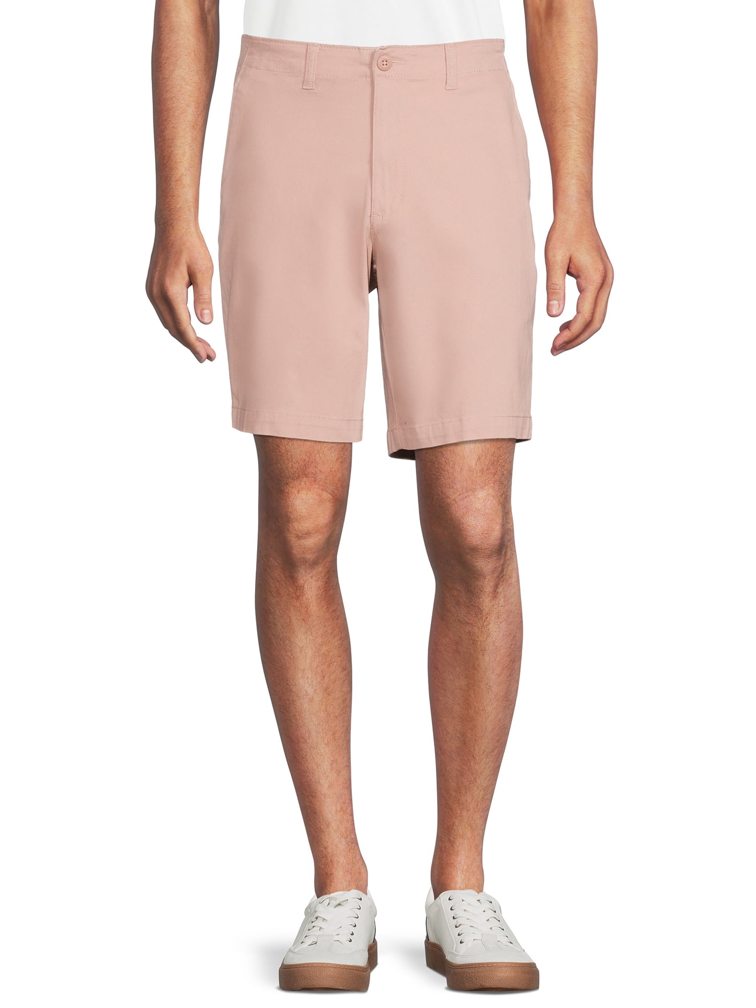 George Men's and Big Men's Flat Front Shorts, 9” Inseam, Sizes 28-54 ...