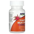 NOW Foods Liquid Multi Gels 60 Sgels - High Potency Multivitamin ...