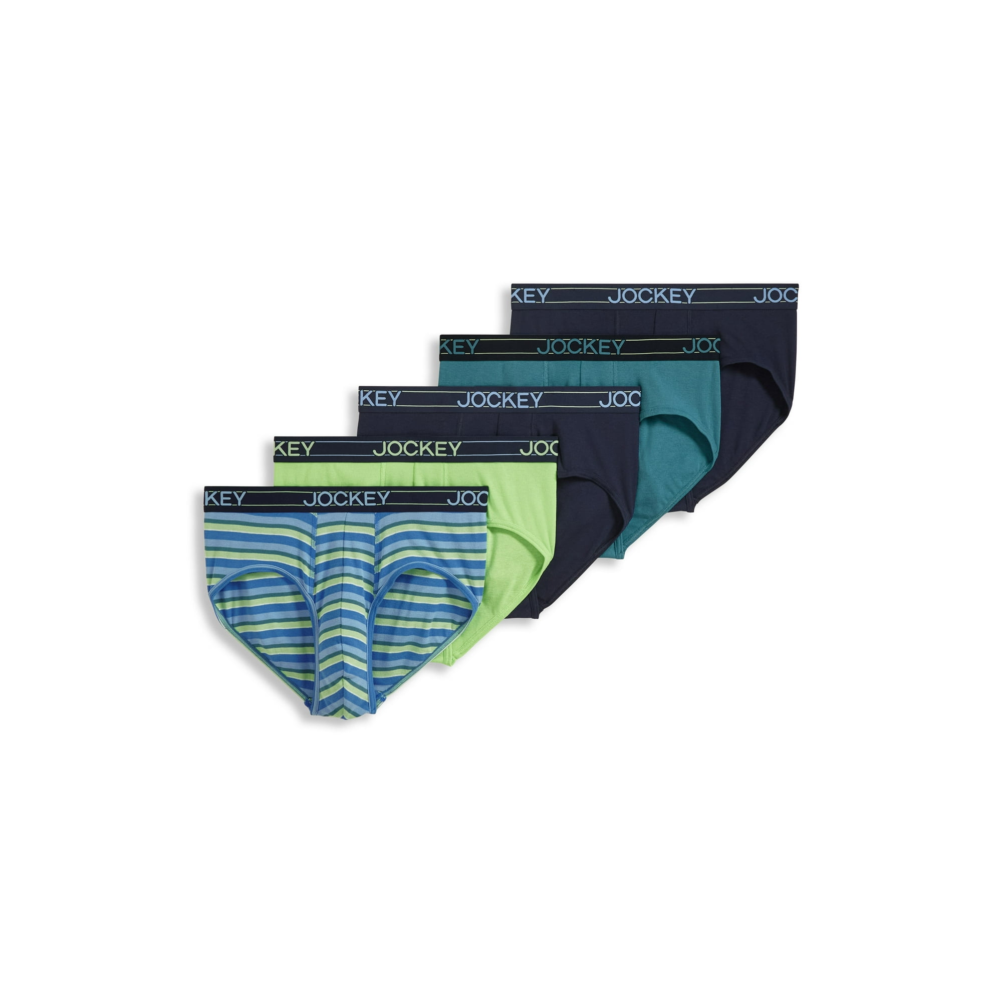 Click here for Jockey Mens Lightweight Cotton Blend Brief - 5 Pac... prices