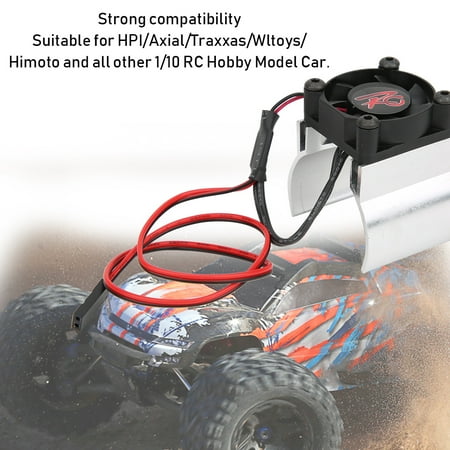 RC Car Heat Sink, Temperature Sensor RC Motor Radiator For 1/10 Axial ...