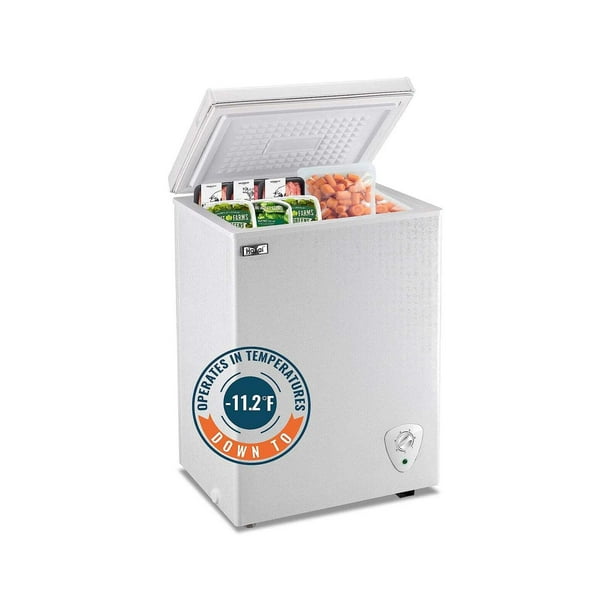 WANAI Chest Freezer Freestanding Deep Freezer 3.5 Cu Ft with Storage ...