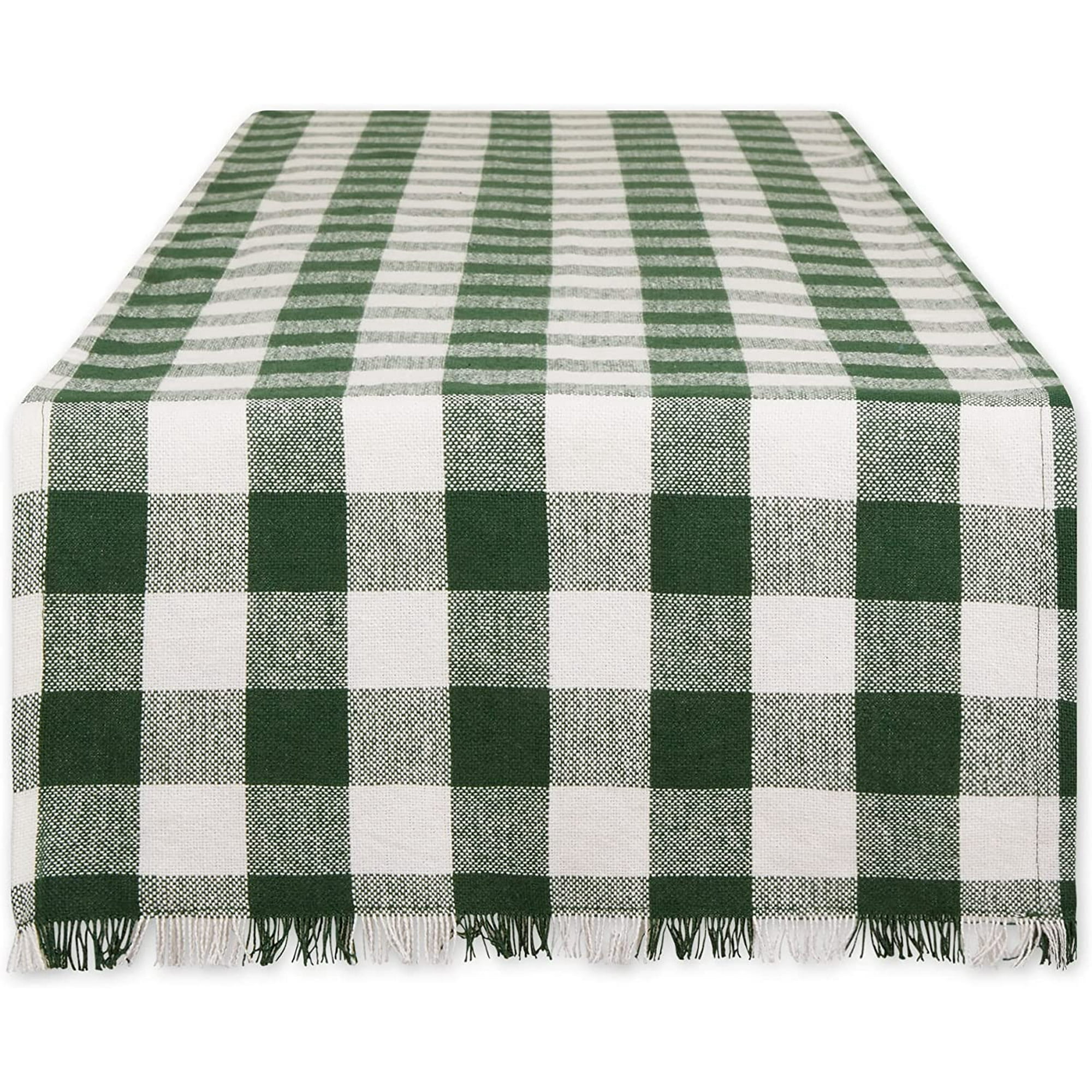 Click here for Unbranded Dii Heavyweight Fringed Check Tabletop C... prices