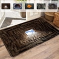 Optical Illusion Rug,3D Stereoscopic Visual Trap Door Mat,Non-Slip 3D ...