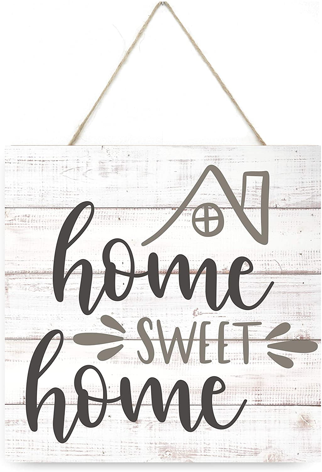 Home Sweet Home Wooden Plank Sign 7.5x7.5 - Walmart.com