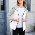 Color Block Raincoats for Women Packable Light Weight Waterproof ...