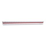 Chartpak Triangular Scale, Plastic, 12", Architectural, Color-Coded ...