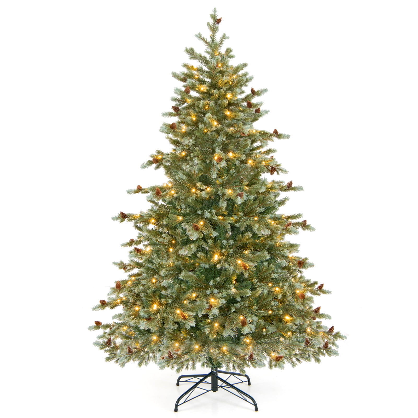 Click here for Costway 6 Ft Artificial Christmas Tree With 590 Br... prices