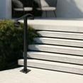 Handrail for Outdoor Steps Garage Railing Stair Handrail Garden Garage ...