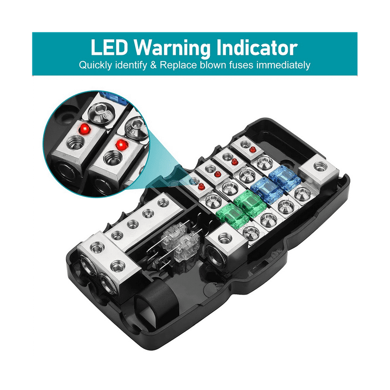 Fused Power Distribution Block
