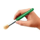 Colorations Kids Pack of 12 Jumbo Chubby Paint Brushes with Large ...