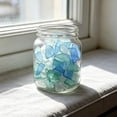 Sea Glass for Craft,Frosted Flat Seaglass Pieces,Crushed Glass Vase ...