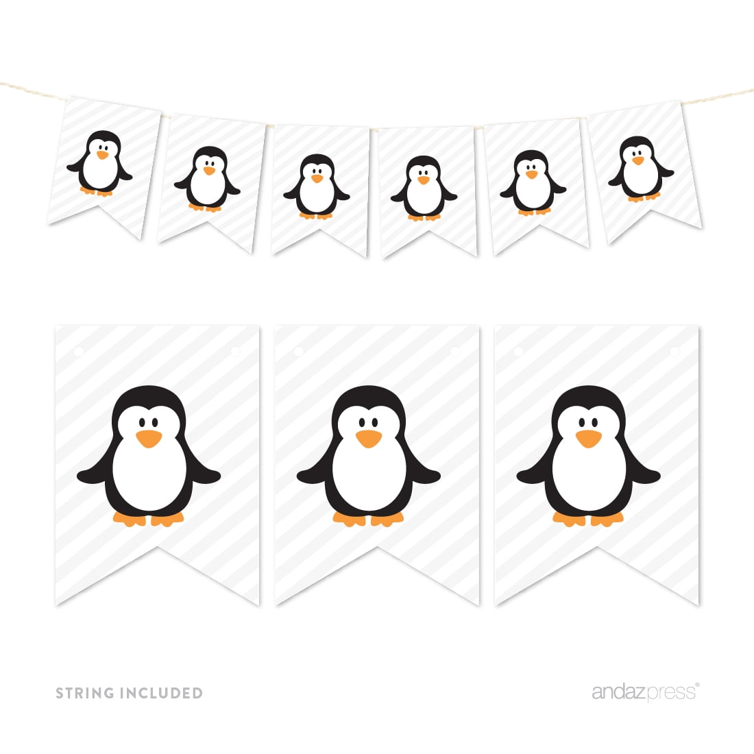 Pennant Party Banner Arctic Penguin - Walmart.com