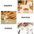 Askfic wood wheels Wood Craft Wheels, 1.1" Unfinished Wooden Wheels for ...