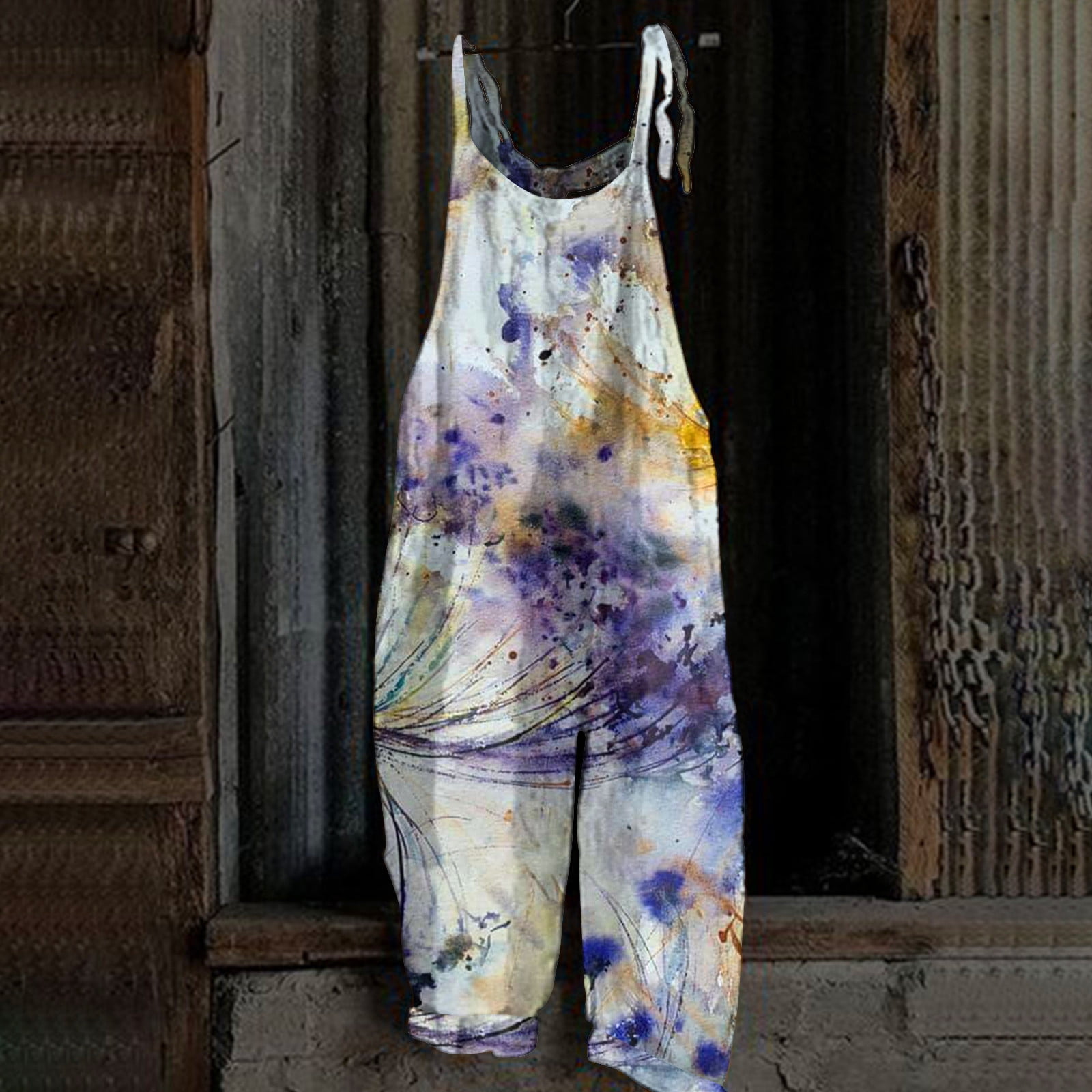 Women's Hippie Overalls,Boho Overalls for Women Elegant 2023 Loose Fit ...