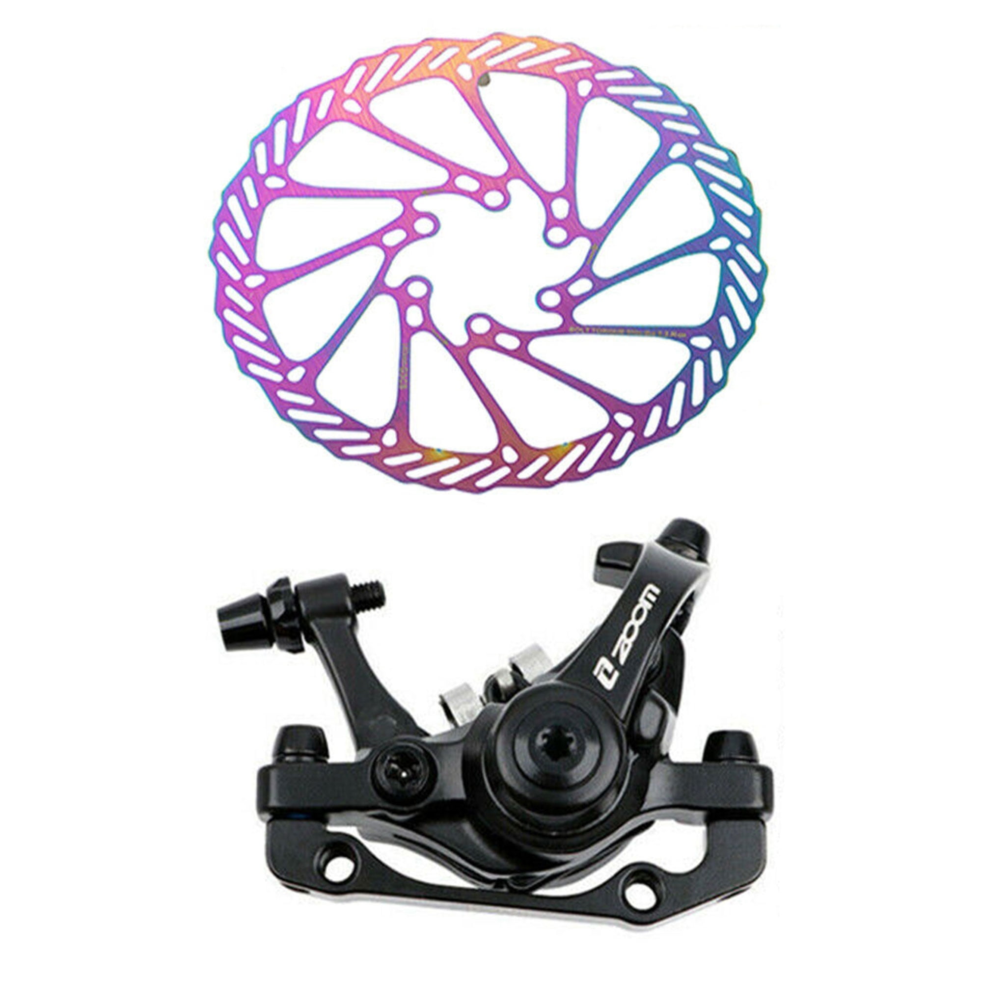 ZOOM Mountain Road Bicycle Double Piston Disc Brake Front Rear Caliper ...