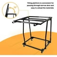 Panel Handler Cart and Shop Stand, Steel Tilting Panel Mover Mobile ...
