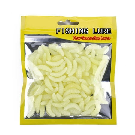 wolftale 2cm Soft Bread Bug Trout Plastic Hand Pole Bait Artificial ...
