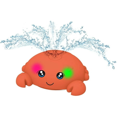 Baby Bath Toys Automatic Spray Sprinkler Bath Toy with LED Light Cute ...